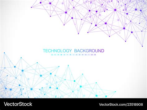 Networking Connection Concept Abstract Technology Vector Image