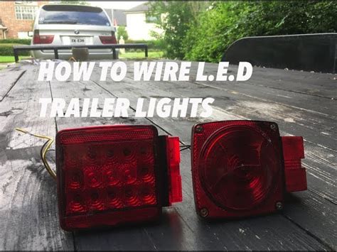 How To Wire Led Boat Trailer Lights Shelly Lighting
