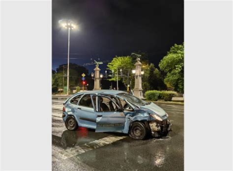 Зрелищна катастрофа на Орлов мост в София снимки