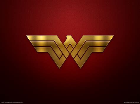 Wonder Woman Logo Colors