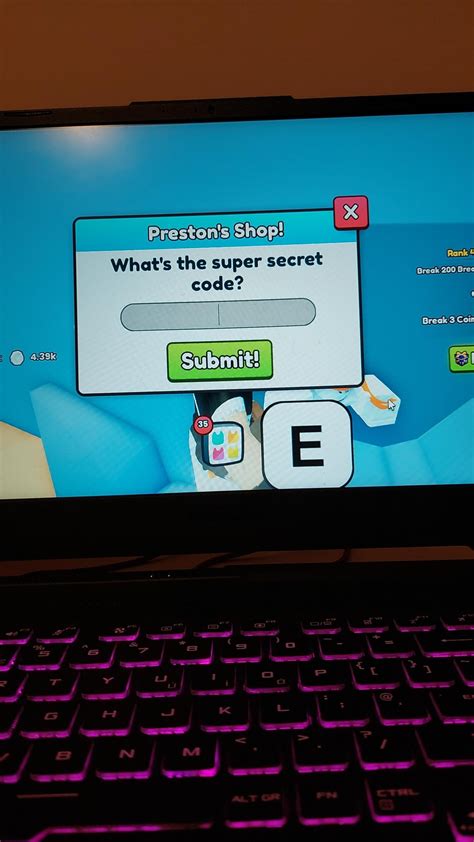 Does Anyone Know The Code Ive Been Searching For A While And Im Beginning To Think There Isnt