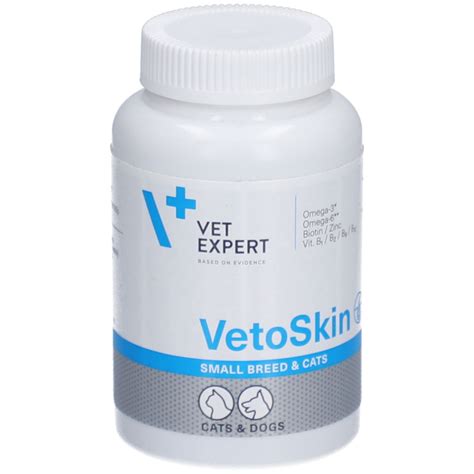Vet Expert Vetoskin 60 Kapseln Für Kleine Hunde Und Katzen 60 St Redcare Apotheke