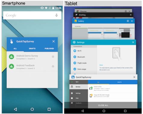 Restarting The Quicktapsurvey App Android Quicktapsurvey