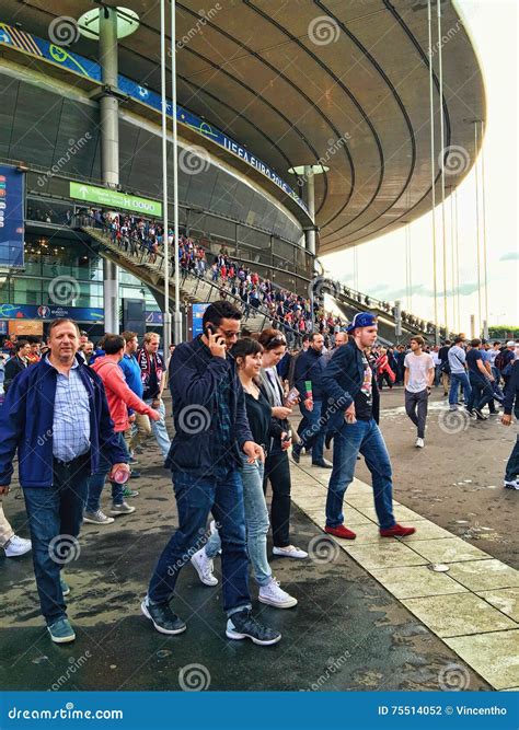 Football Fans Leaving Stadium Editorial Photography Image Of Leaving