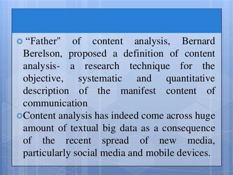 Content Analysis