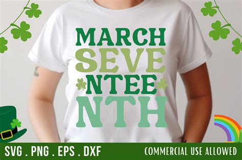 March Seve Ntee Nth Svg Graphic By Craftsvg · Creative Fabrica