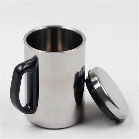 Jual Mug Gelas Termos Thermos Full Stainless Gelas Kopi Teh Anti Karat Dan Tahan Panas Ml