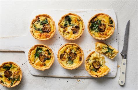 Mini Mushroom Quiches Brenda Gantt