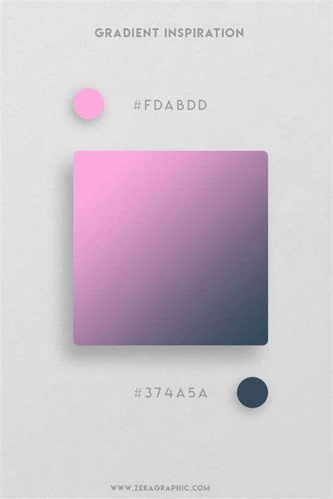 16 Beautiful Color Gradient Inspiration Part 2 Zeka Design Color Palette Design Flat Color