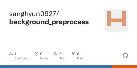 GitHub Sanghyun Background Preprocess