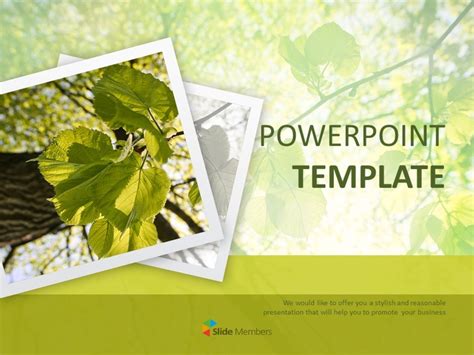 Green Leaves Free Ppt Presentations