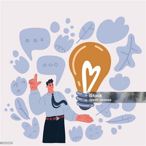 남자가 전구를 들고 있는 모습 혁신적인 기술과 창의성을 가진 새로운 아이디어의 아이디어 컨셉 창의성 개념에 대한 스톡 벡터 아트 및 기타 이미지 Istock