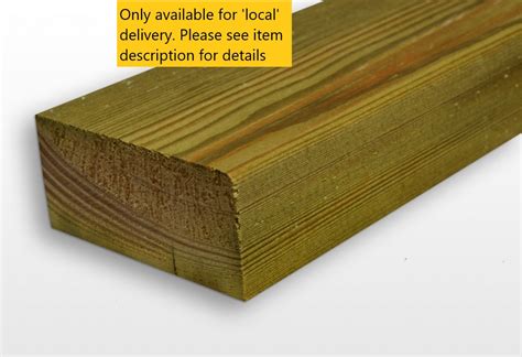 47x225mm 9x2 C24 Treated Regularised Timber 3 6m Lengths Cross