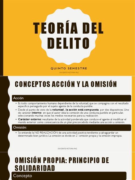 Teoría Del Delito Complete Pdf Intención Derecho Penal