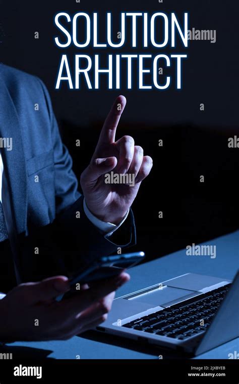 Conceptual Display Solution Arhitectdesign Applications Or Services Within An Organization Word