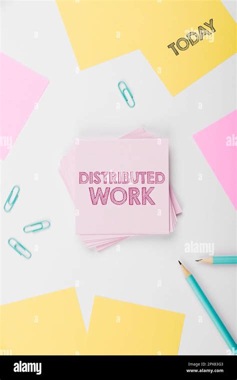 Inspiration Showing Sign Distributed Work Conceptual Photo Practiced By Enterprises Using