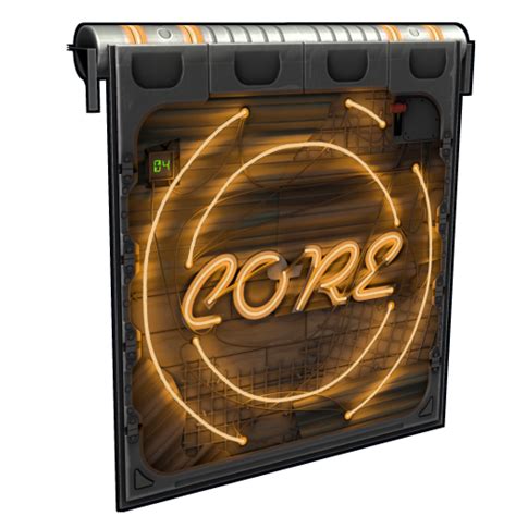 Rust Skins Neon Core Garage Door 175