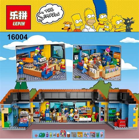 The Simpsons Kwik E Mart Compatible 71016 Lp 16004