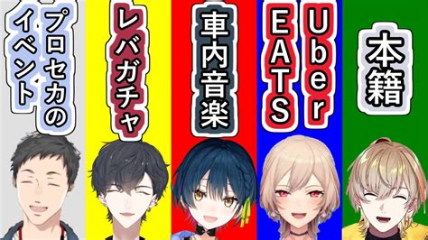 にじヌーン火曜メンバーのくっコロエピソードトークまとめ【にじヌーン風楽奏斗フレン・e・ルスタリオ社築山神カルタ夢追翔