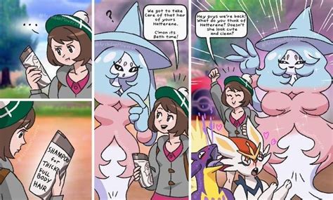 Hatterene Shampooed Hatterene Pokemon Funny Fairy Type Pokemon