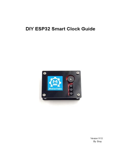 diy esp32 smartclock guide v1 5 pdf soldering printed circuit board