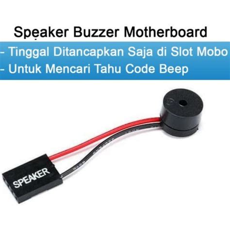 Jual Speaker Buzzer Motherboard Alarm Komputer Pc Bios Beep Code Shopee Indonesia