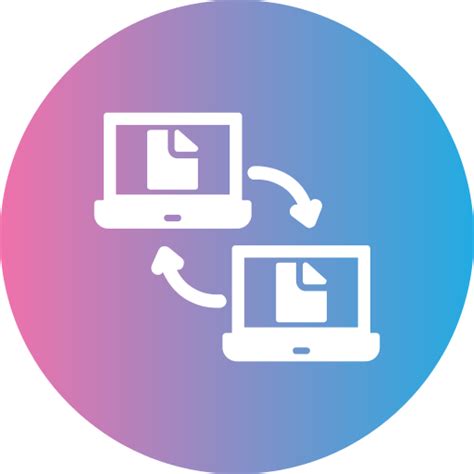 Data Sharing Generic Gradient Fill Icon