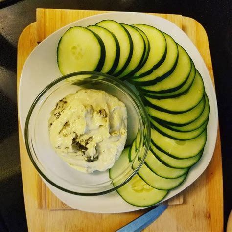 Pepino Con Hummus De Garbanzo De 736 Kcal Receta Fácil En La App Avena