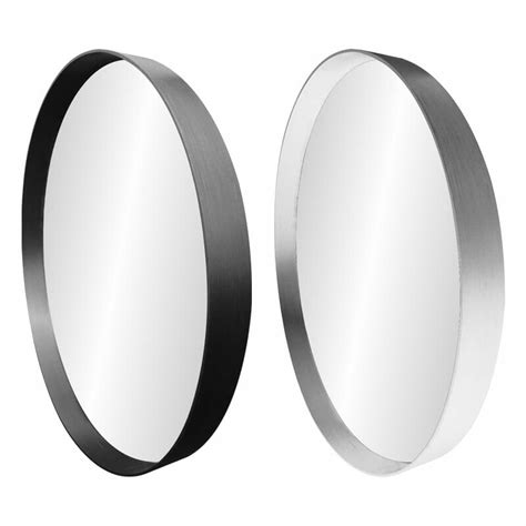 Sophisticated Thin Frame Round Mirrors • That Little Shop
