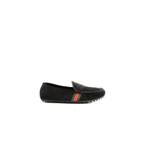 Gucci Suede Mocassin Black Ref59727 Joli Closet