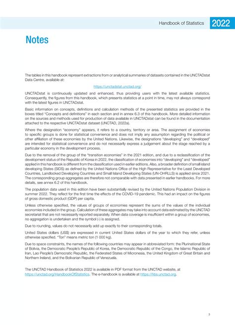 Unctad Handbook Of Statistics 2022 Pdf