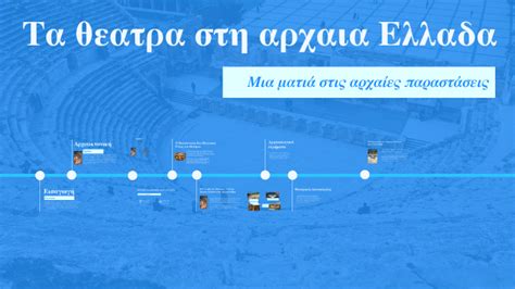ΘΕΑΤΡΑ ΣΤΗΝ ΑΡΧΑΙΑ ΕΛΛΑΣ By Mike Tselepis On Prezi