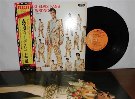 Elvis Presley Gold Records Volume 2 1973 Japon Rca 6108 Lp Affiche