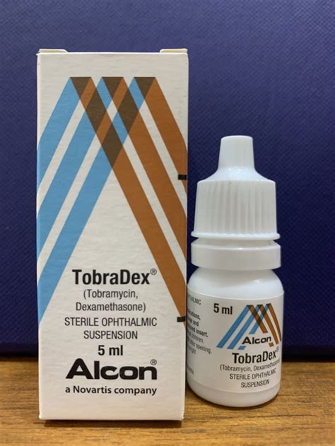 Tobradex Tobramycin 0 3 Dexamethasone 0 1 Eye Drop 5 Ml