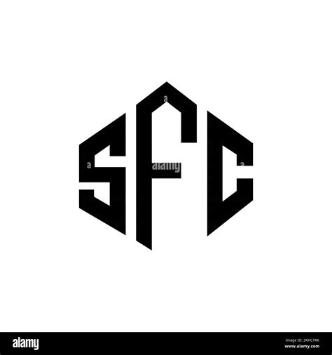 Sfc Letter Logo Design With Polygon Shape Sfc Polygon And Cube Shape