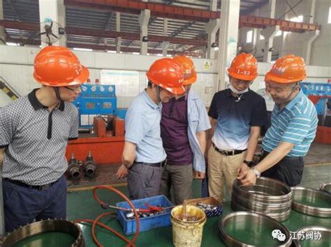 中核苏阀总会计师陆振学一行到苏州燃阀公司工作交流