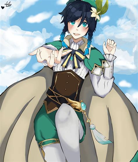 Venti Genshin Impact Zelda Characters Princess Zelda Anime