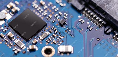 Premium Photo Integrated Semiconductor Microchip
