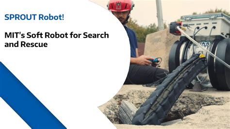 Sprout Robot Mits Soft Robot For Search And Rescue Robotics Consultancy Robot Consultant