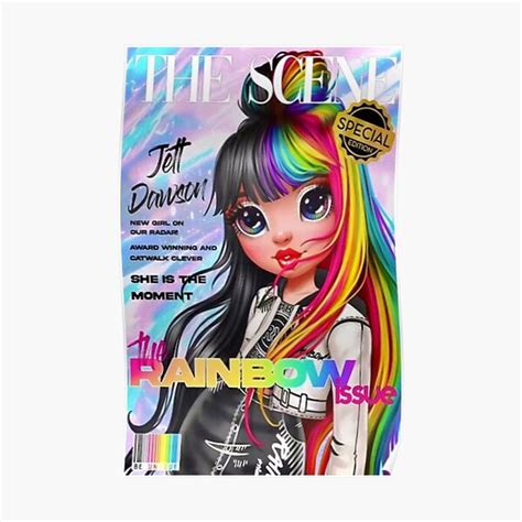 Rainbow High Jett Dawson The Scene Premium Matte Vertical Poster Sold