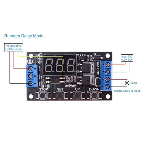 Dc 5V 12V 24V Trigger Cyclus Timer Vertraging Cont Grandado