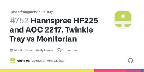 hannspree hf225 and aoc 2217 twinkle tray vs monitorian