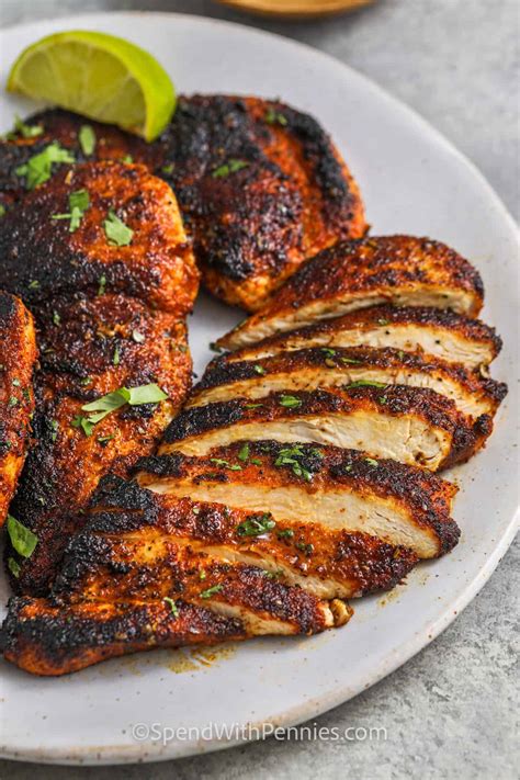 Blackened Chicken Spend With Pennies