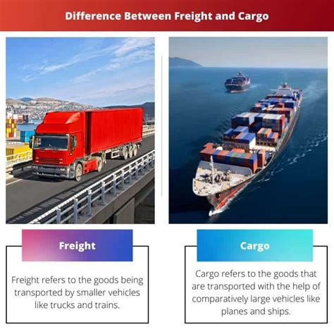 Freight Vs Cargo Difference And Comparison