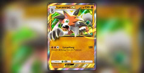 Lycanroc Ex Extradimensional Crisis 33103 4 Diamonds Pokémon Tcg
