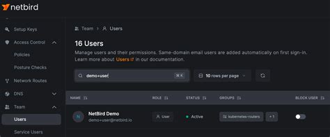 Add Users To Your Network Netbird Docs