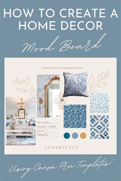 Home Decor How To Create A Mood Board Using Free Canva Templates
