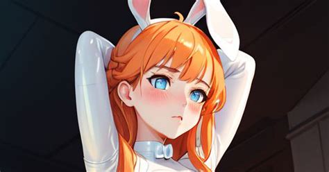 Aiイラスト Girl With Latex Bunny Catsuit Hailo Selasiyeのイラスト Pixiv