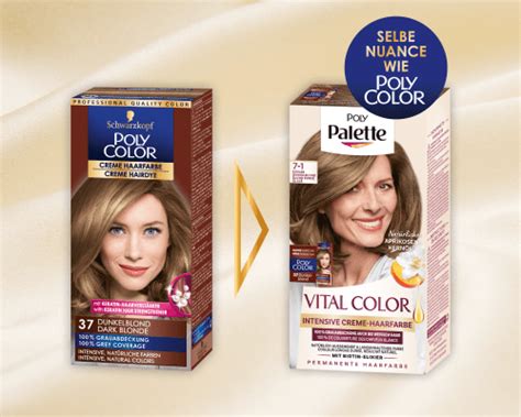 Poly Palette Vital Color Creme Haarfarbe Nr 7 1 Kühles Dunkelblond