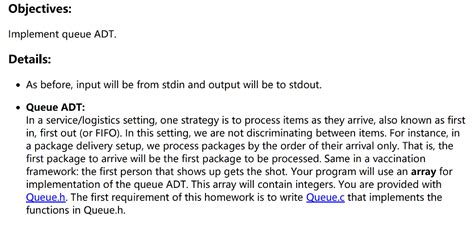 Solved Objectives Implement Queue Adt Details • As
